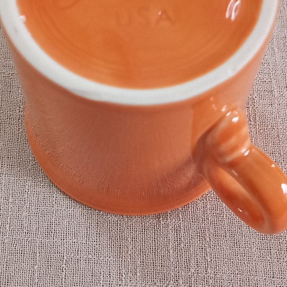 Fiesta | Dining | Fiestaware Orange Coffee Mug Tom Jerry With O Ring ...